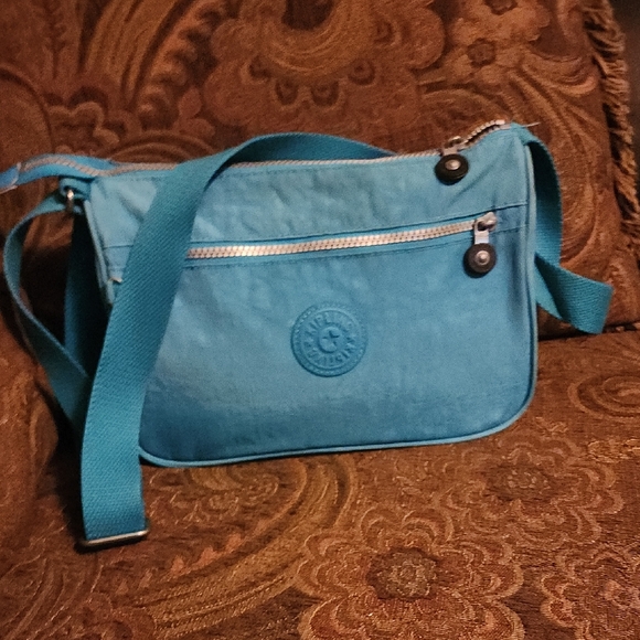 Kipling | Bags | Kipling Blue Crossbody Bag With Sporty Style And ...